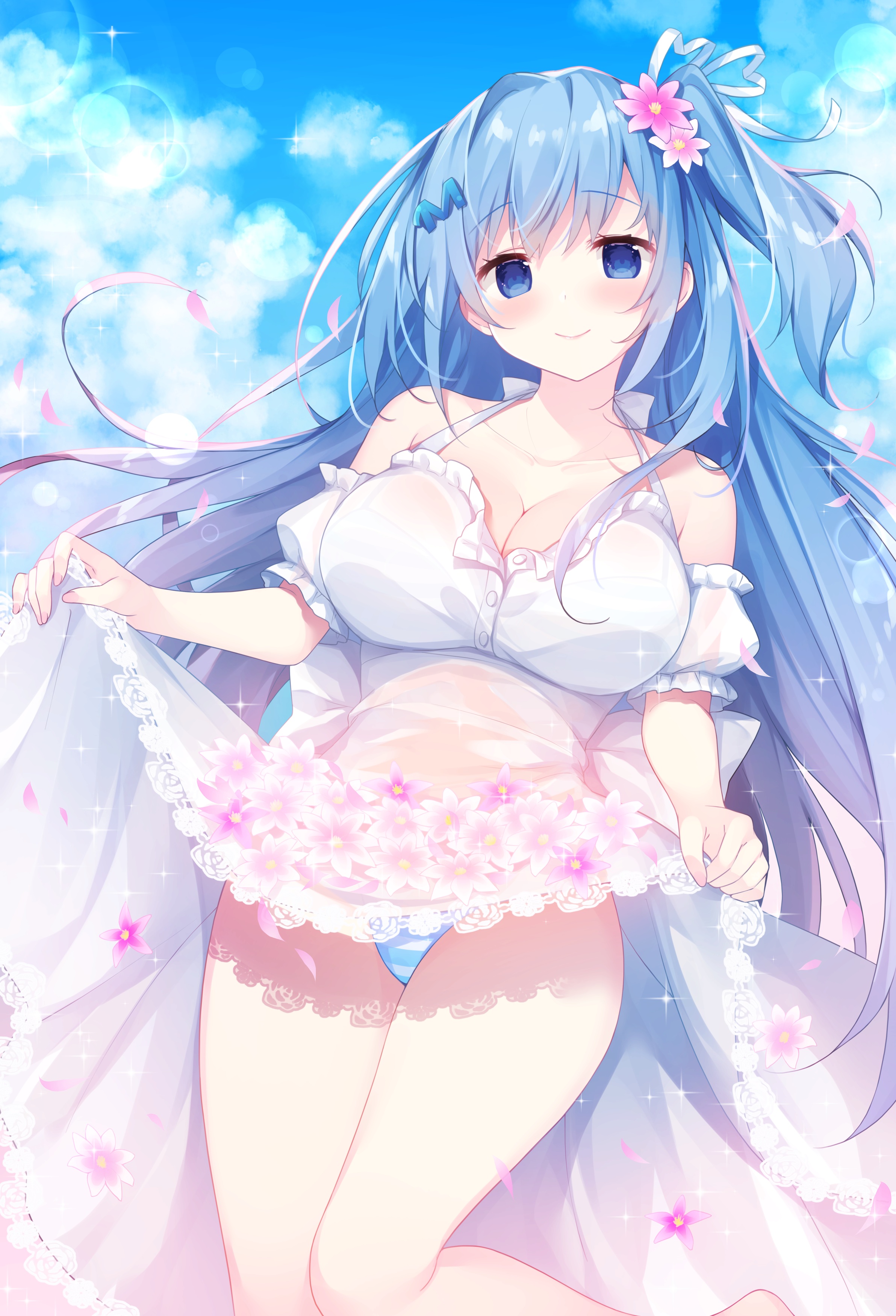 miko 92 emori miku project emori miku bra cleavage dress pantsu possible duplicate see through ...